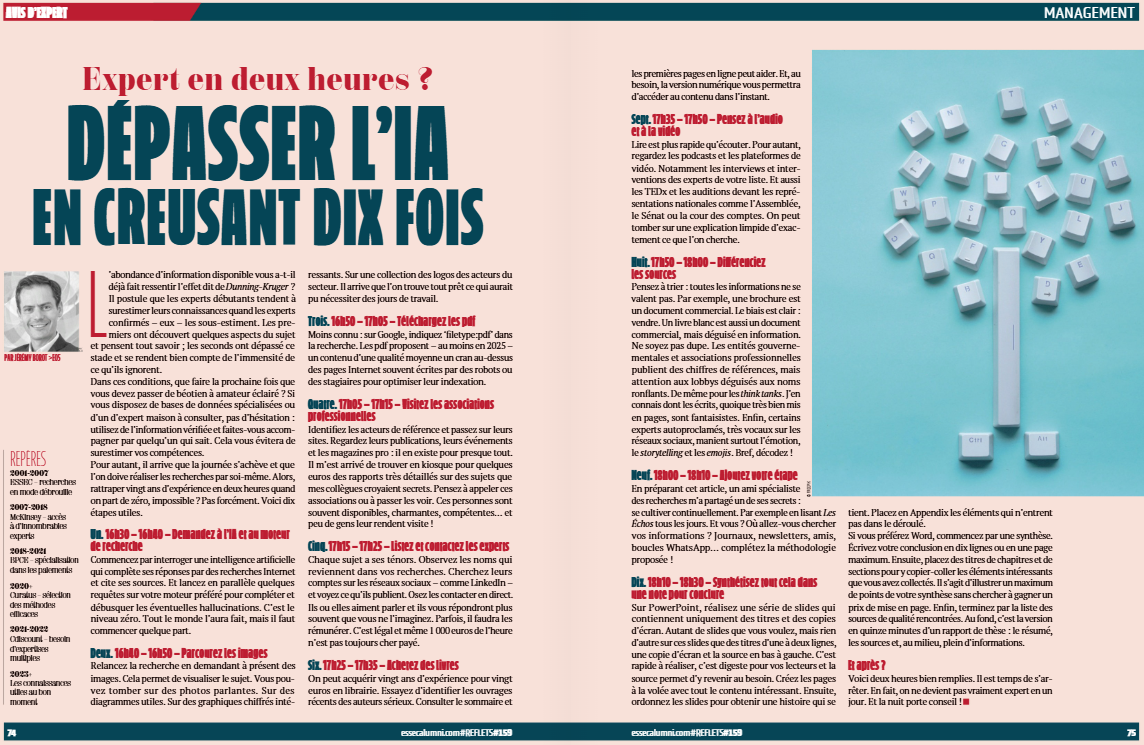 Expert en deux heures ? – Dépasser l’IA en creusant dix fois. – Curatus ...